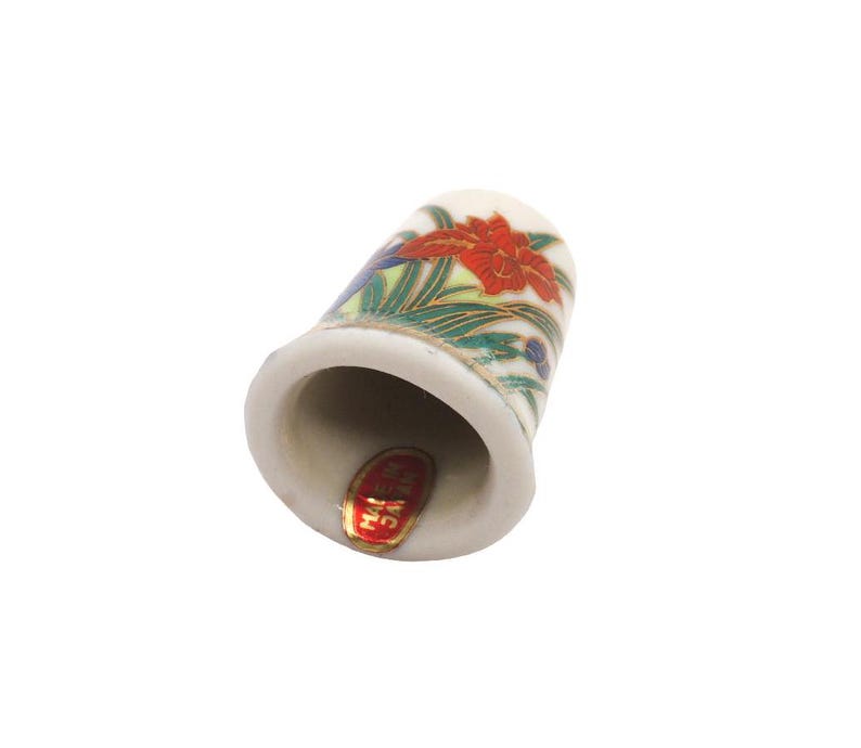 Vintage JHB Imports Porcelain Thimble, With the Original Box, Made in ...