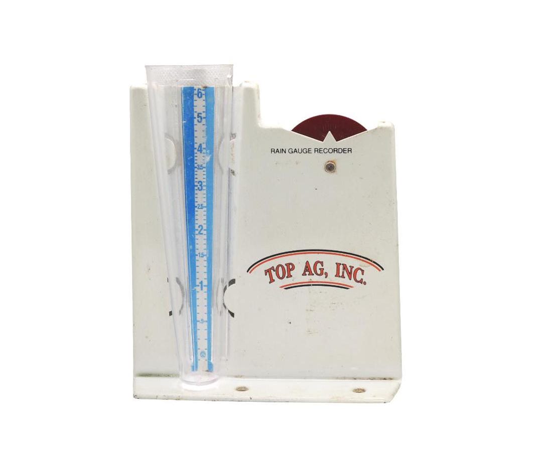Vintage Rain Gauge With Manual Recorder - Etsy