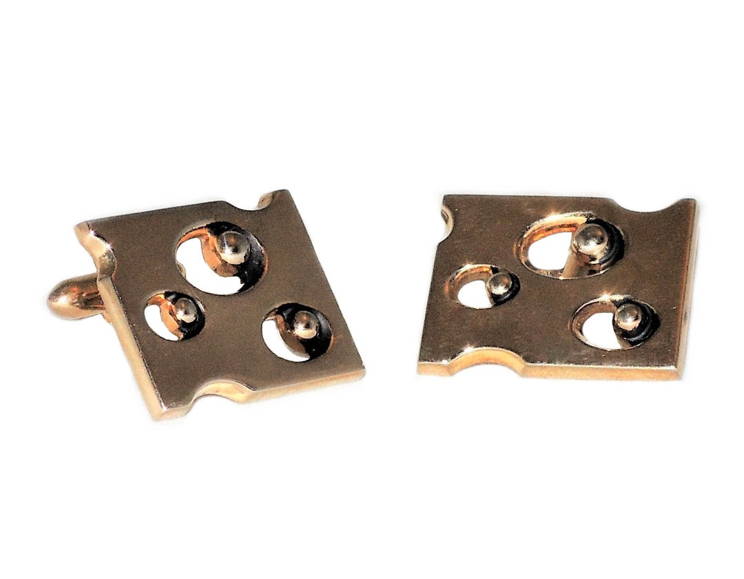 Large Mid Century Modern Abstract Swank Cufflinks, Gift Box Included - Etsy