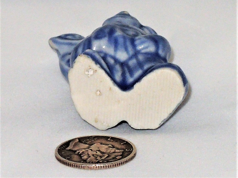 Vintage Wade Pottery Blue Circus Clown with Pie Red Rose Tea | Etsy