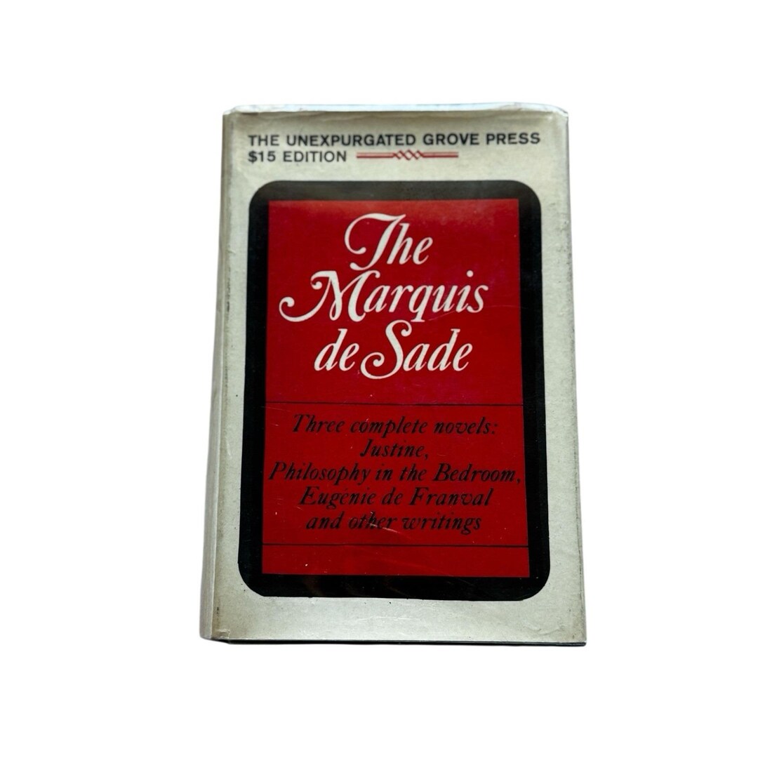 Marquis De Sade Grove Press First American Edition Justine Philosophy ...