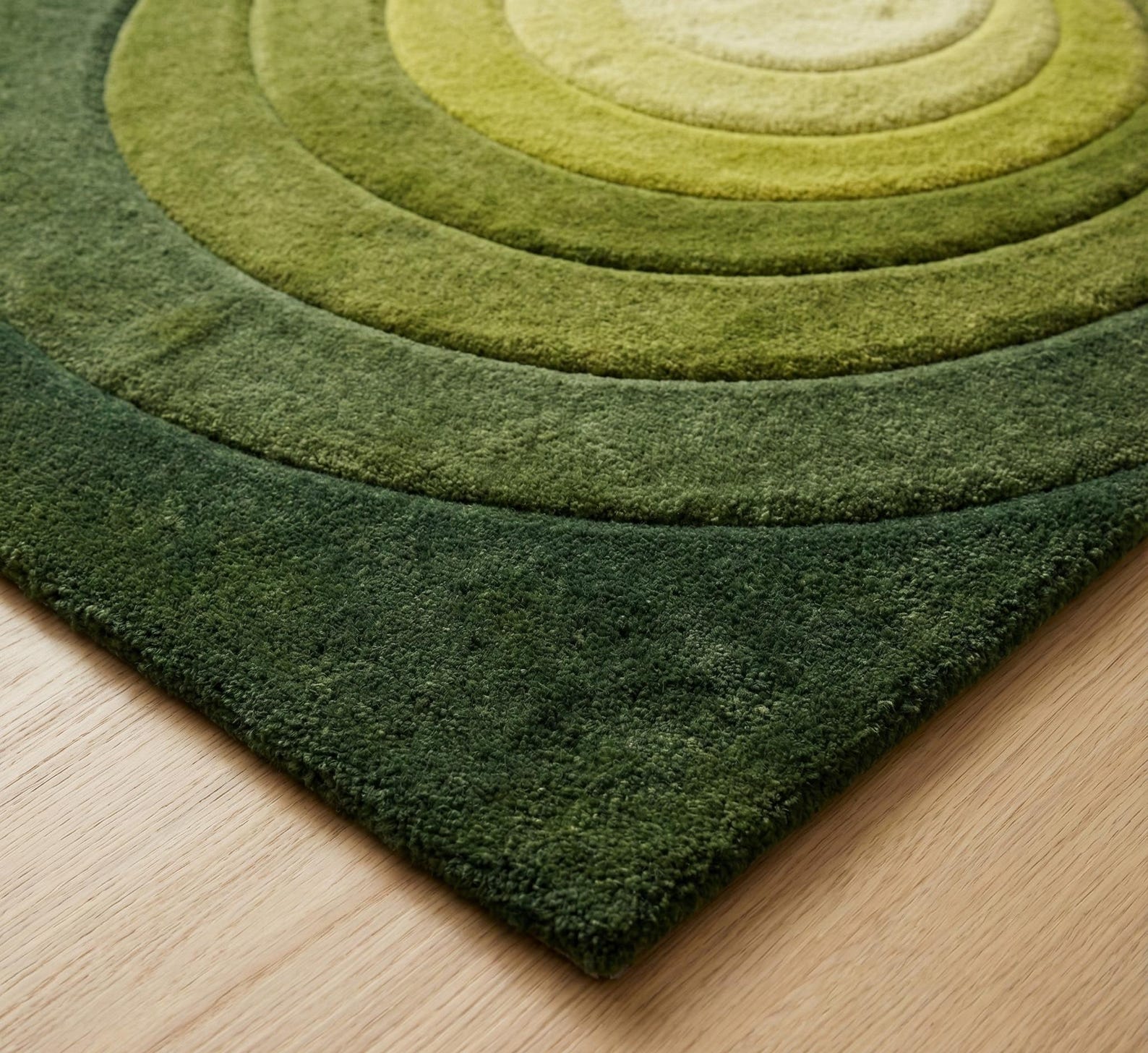 Hand-tufted Moss Grass Area Rug: 3D Green Nature-inspired Floor Decor ...