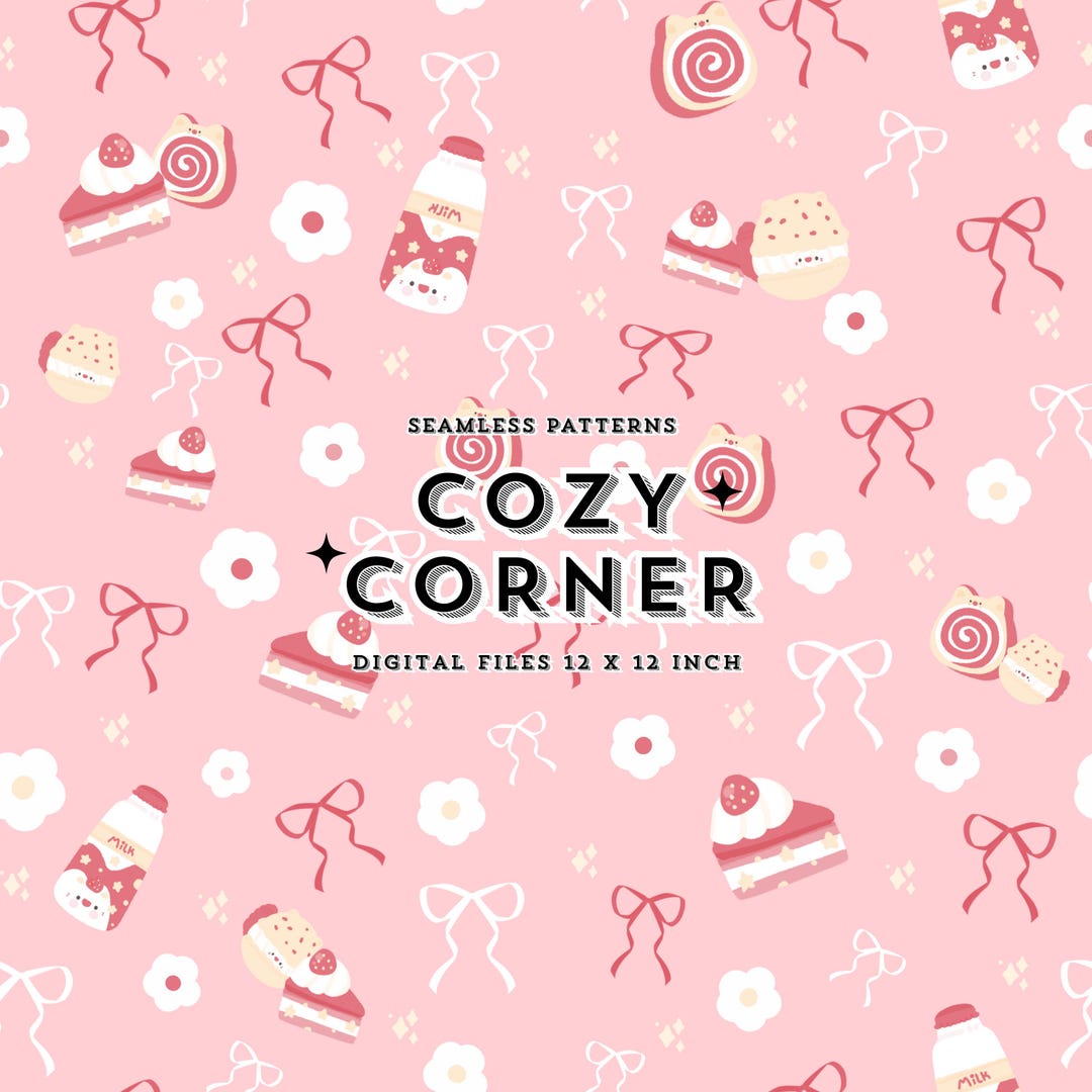Soft Pink Coquette Seamless Pattern | Feminine Digital Paper | Baby ...