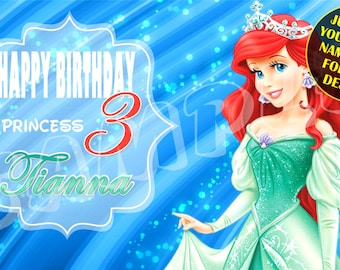 Happy Birthday Ariel - Etsy