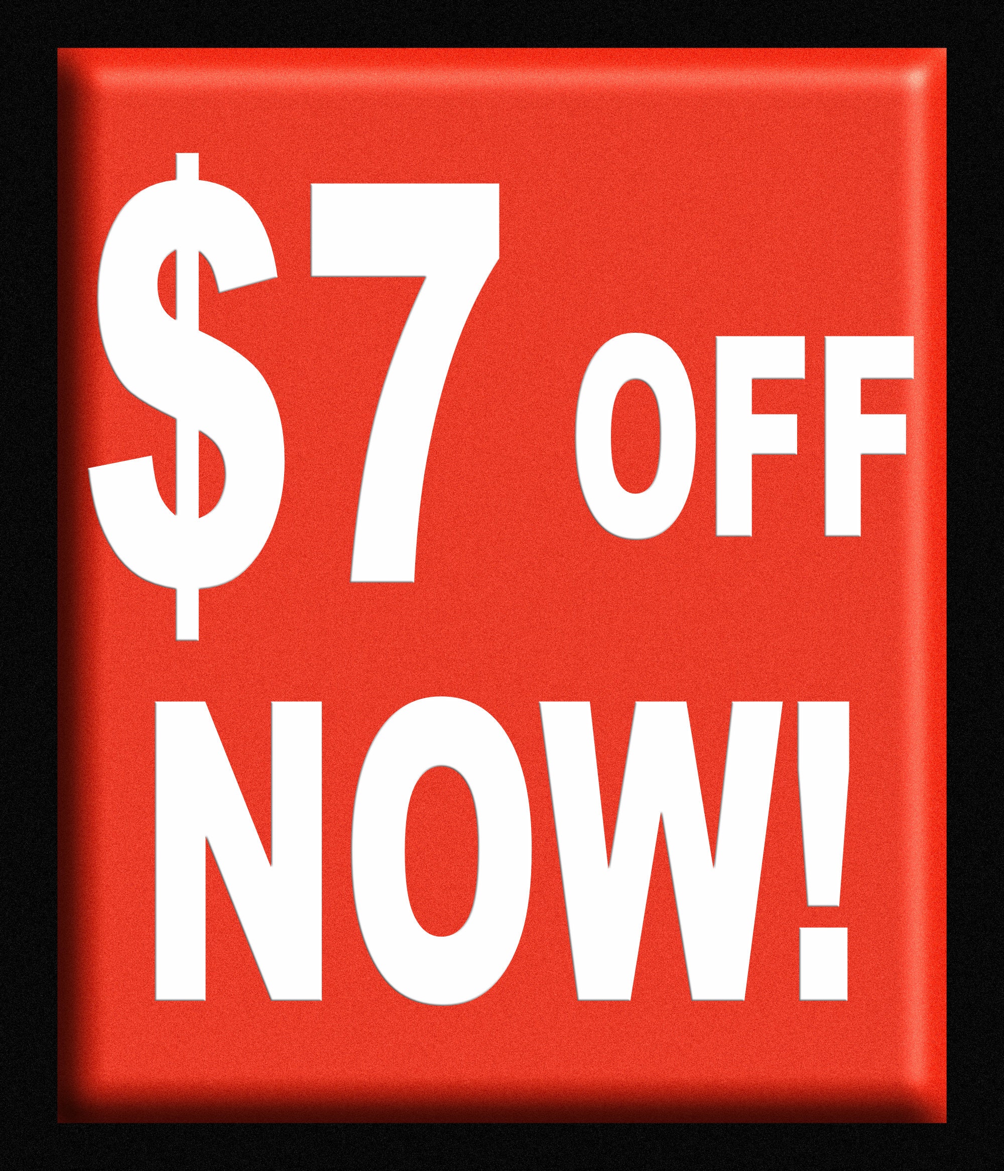 7 FOR 7 7 Dollars Off Any Order NOW Just for Favoriting Any | Etsy