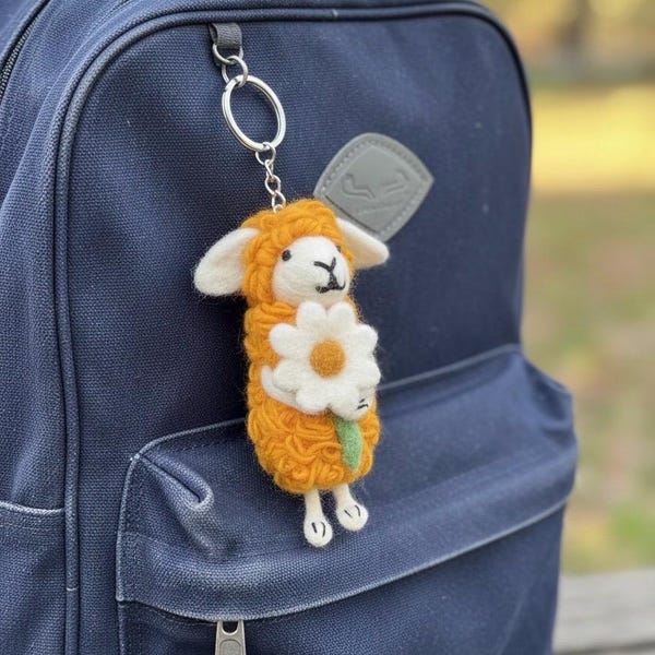 Felt Key Chain - Etsy