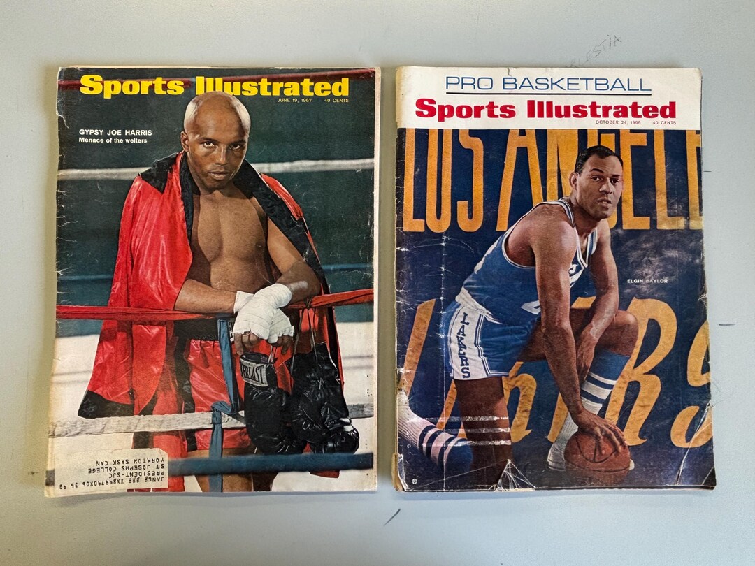 Set of 2 Vintage Sports Illustrated Magazines, October 1966 and June ...