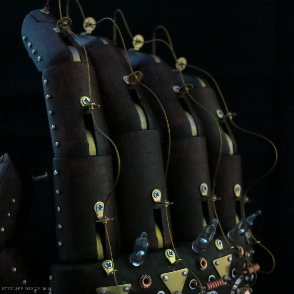 Steam Punk Sculpture, Steampunk Art, Mechanical Hand Sculpture ...