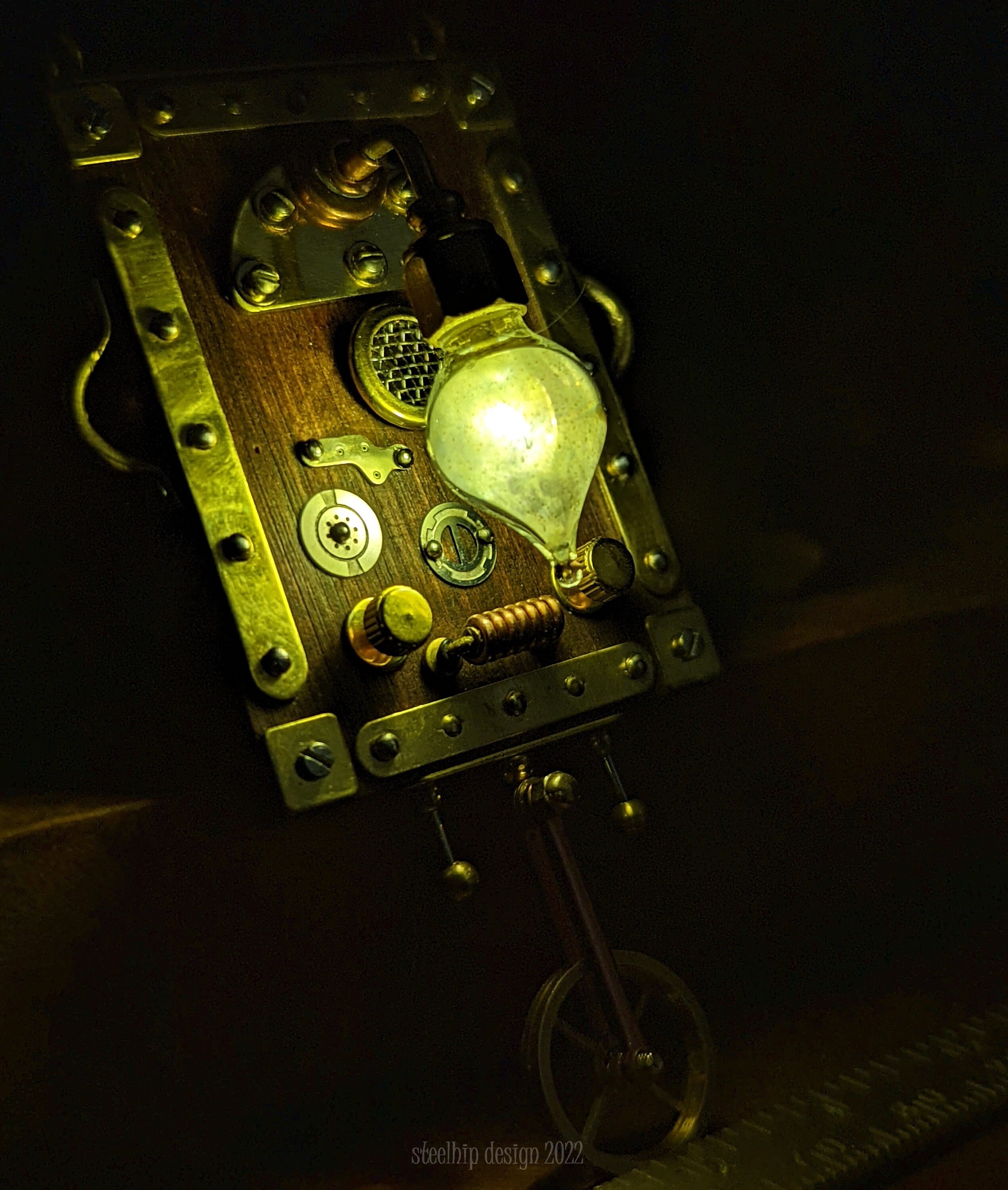 Steampunk Laboratory Pendant Miniature Science Diorama Scene Pendant ...