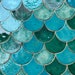 RL Green Fish Scales Ceramic Tiles 175pcs 1m2 1076 - Etsy