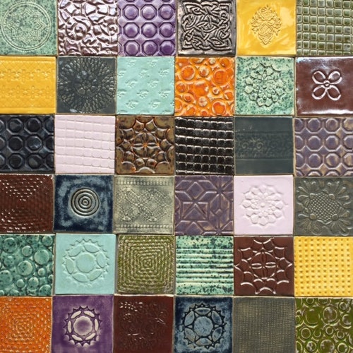 KK47 Mix Colors Ceramic Tiles 25 Pcs 025m2 269 Sq.ft - Etsy