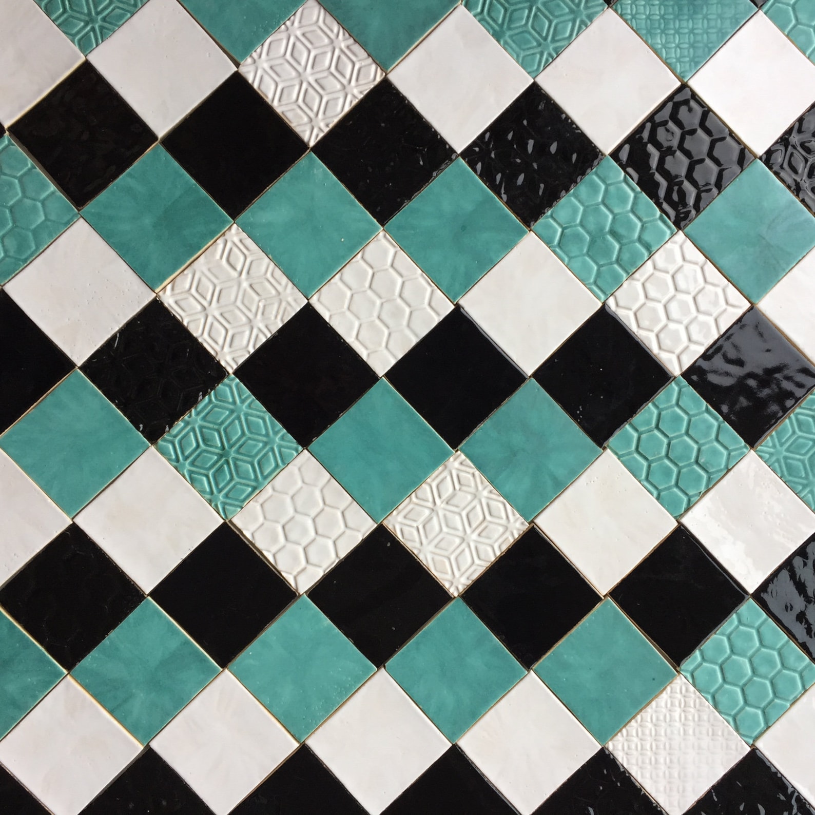 Trio Tiles - Etsy