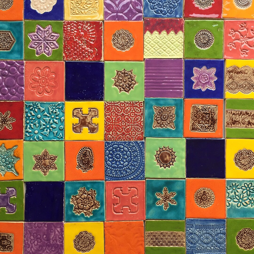 KK51 Colorful Mix Cramic Tiles - 120 Pcs - 1,2m2 = 12,88 Sq.ft - Etsy
