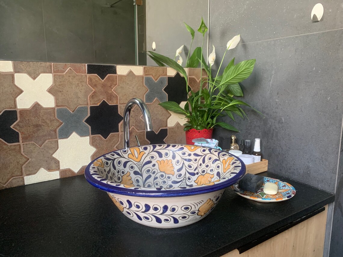 AG1 Sample of Agadir Oriental Ceramic Tiles Moroccan Tiles - Etsy