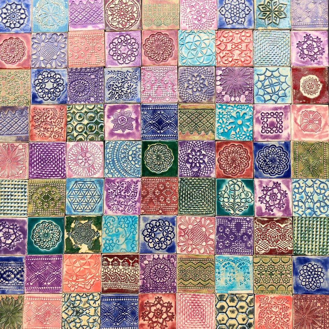 KK Colorful Mix Cramic Tiles - 100 Pcs - 1m2 = 10,76 Sq.ft - Etsy