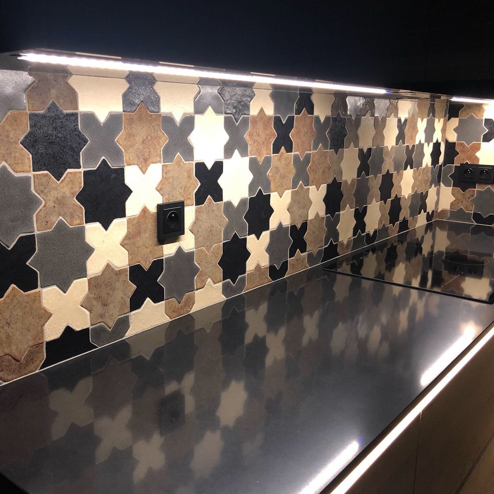 AG1 Sample of Agadir Oriental Ceramic Tiles Moroccan Tiles - Etsy