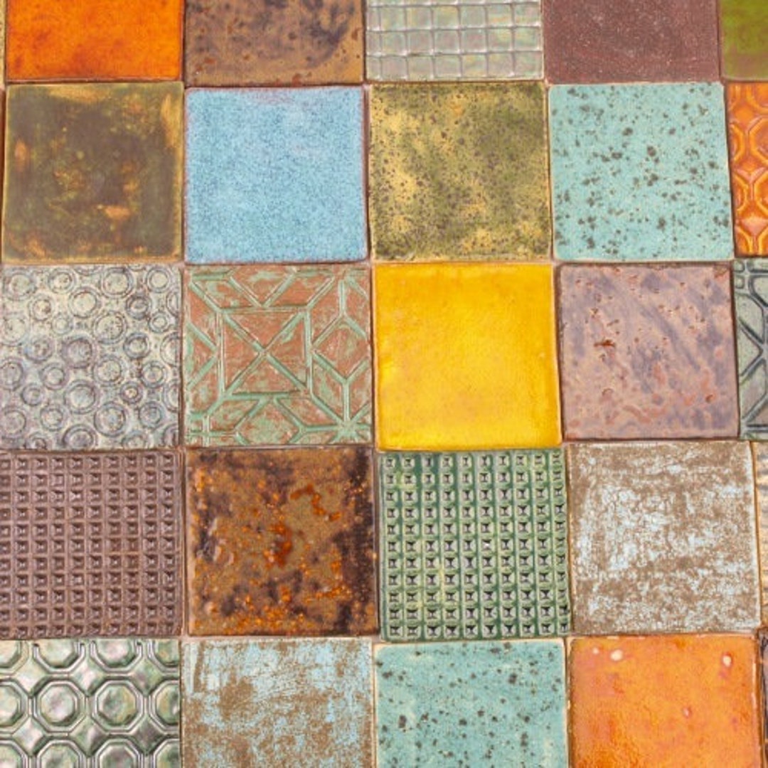 KL10 Industrial Colors Ceramic Tiles - 25 Pcs - 0,25m2 = 2,69 Sq.ft - Etsy