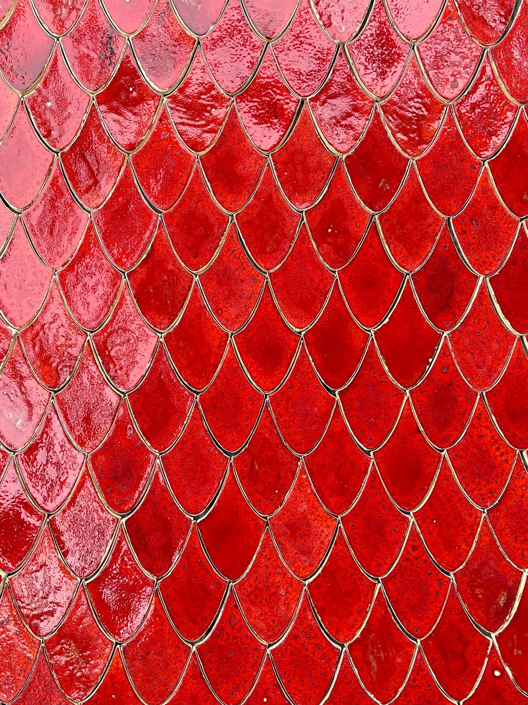 Dragon Scales Ceramic Tiles - 165pcs - 1m2 = 10,76 Sq.ft - Etsy