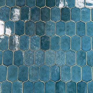 MAD - Madras - Ceramic Tiles, Handmade Walltiles - 110pcs - 1m2 = 10,76 ...