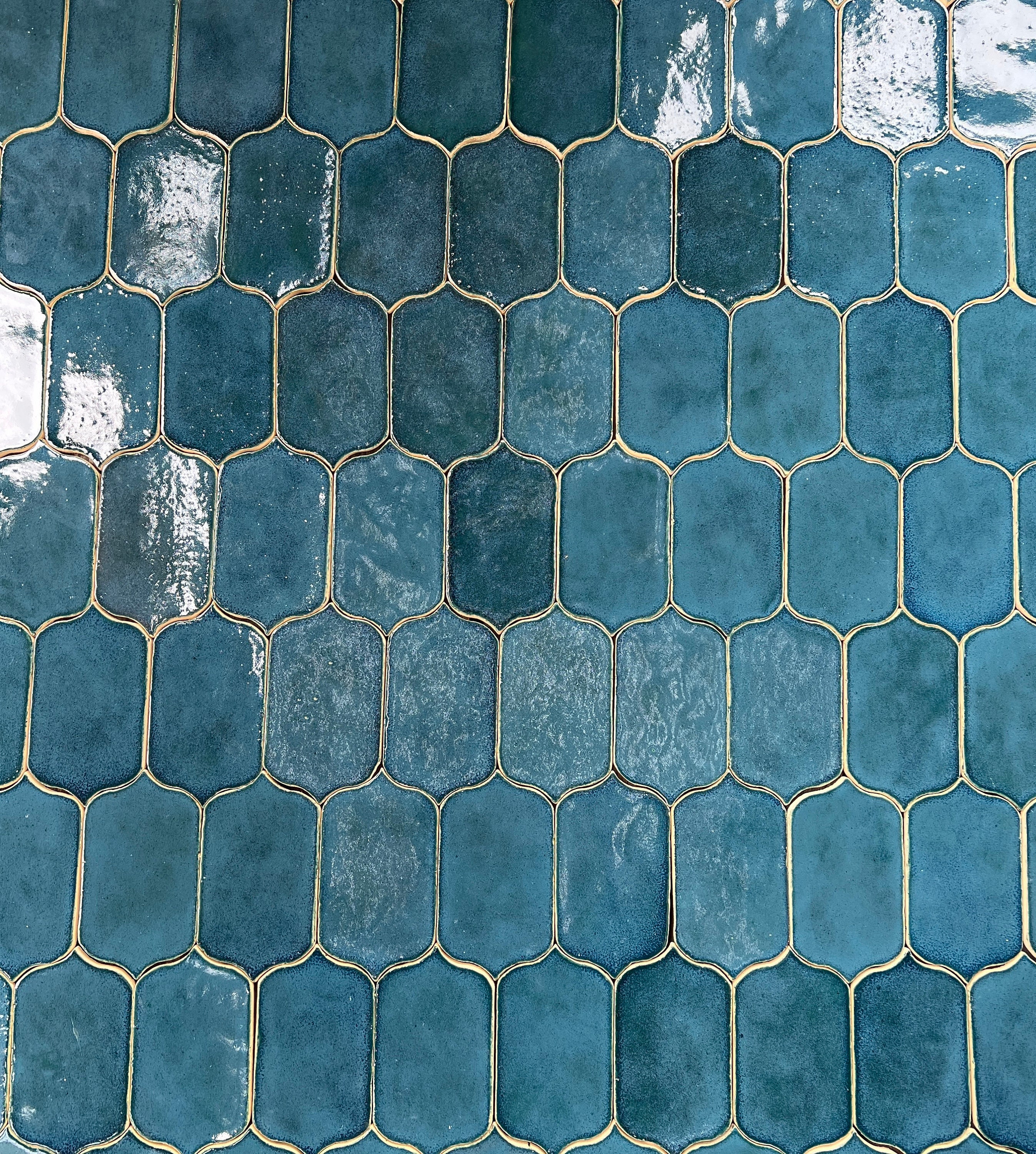 MAD - Madras - Ceramic Tiles, Handmade Walltiles - 110pcs - 1m2 = 10,76 ...