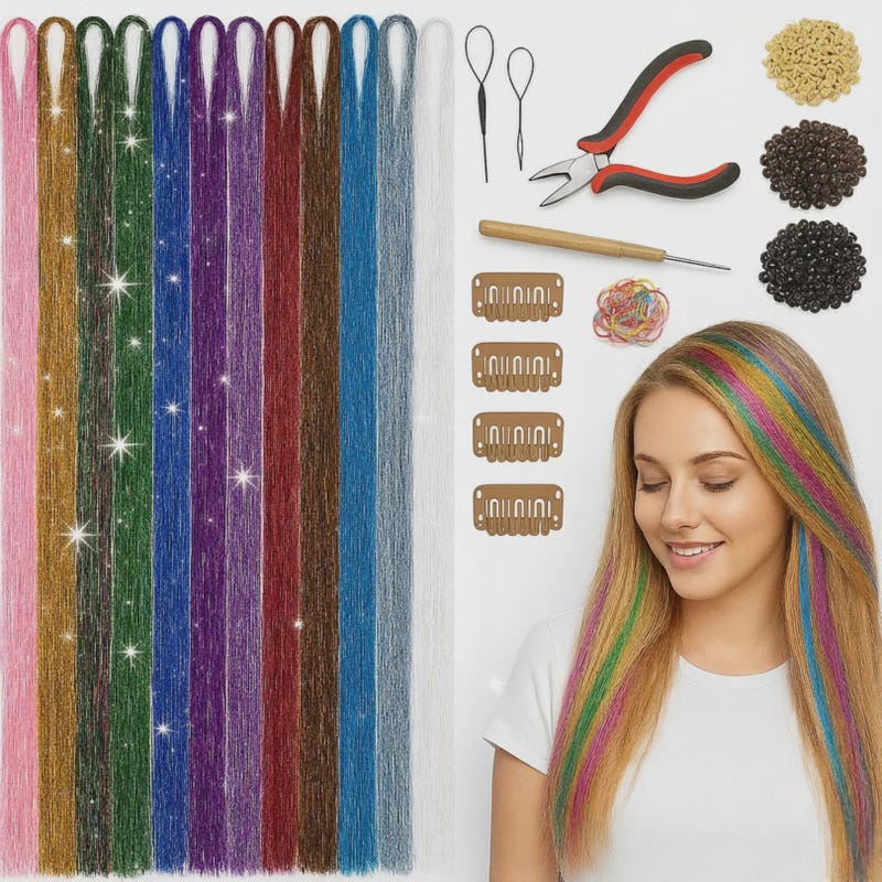 Sparkle Hair Strands - Etsy