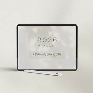 2026 Digital Planner - Hyperlinked Yearly Monthly Weekly Layout ...