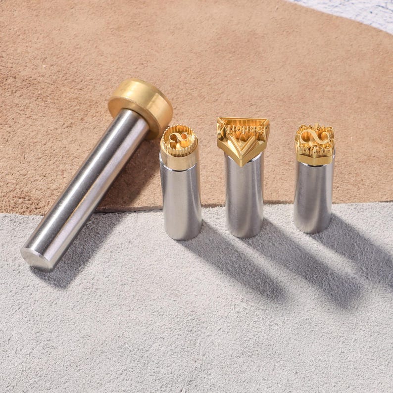 Custom Leather Stamp | Brass Hammer Stamp & Cold Press Tool ...