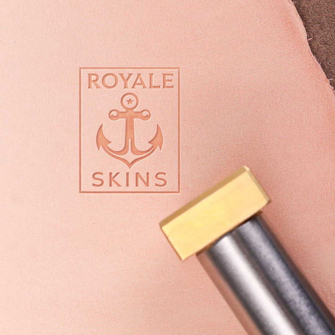 Custom Leather Stamp | Brass Hammer Stamp & Cold Press Tool ...
