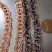Copper Double Link Cable Chain, Bulk Chain No Clasp, 8.21mm Round Links ...