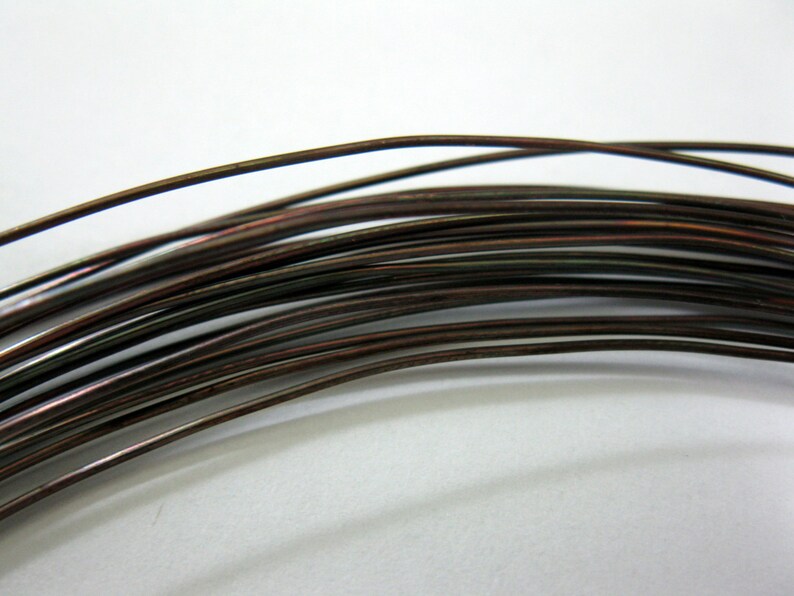Oxidized 22 Gauge SOLID COPPER WIRE 20 Feet - Etsy