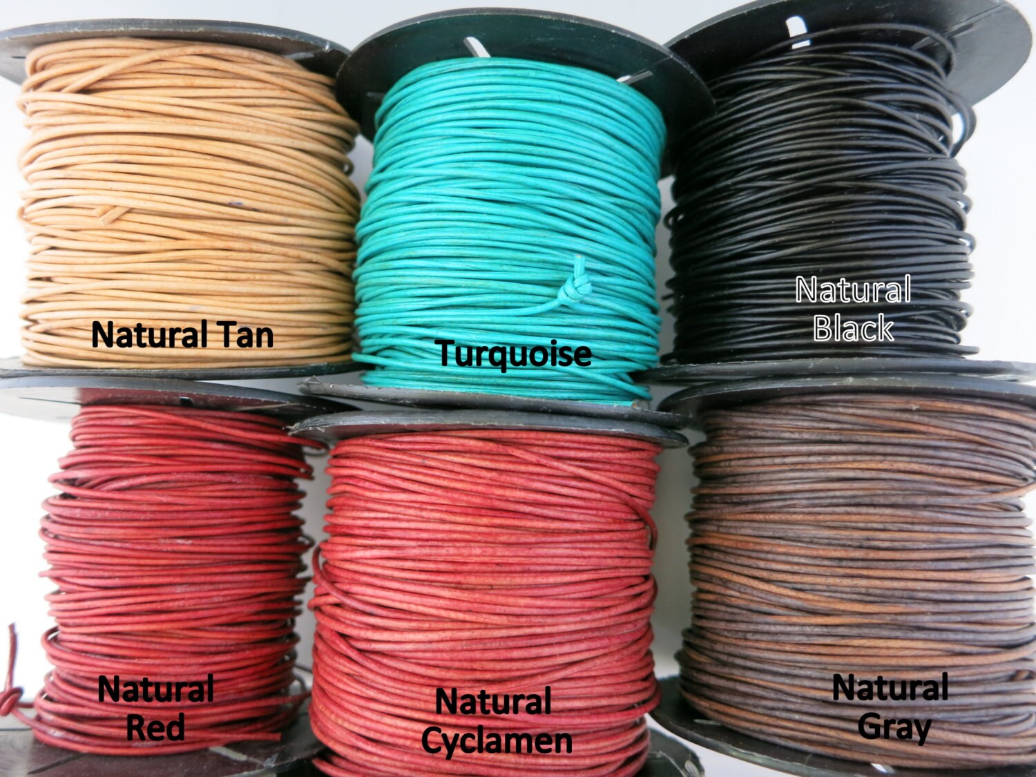 1mm Leather Cord Natural Dye 3 Yards Choose Color Ready to - Etsy