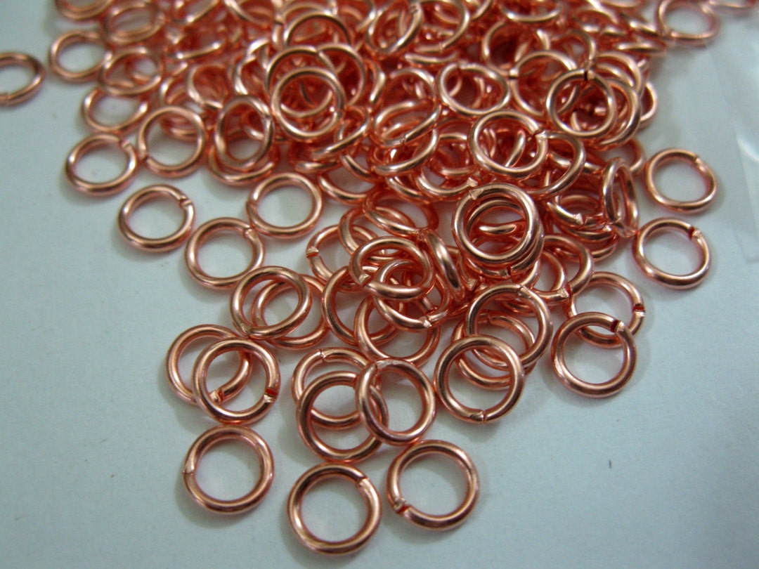 6mm 18 Gauge Copper JUMPRINGS - 50 - Etsy