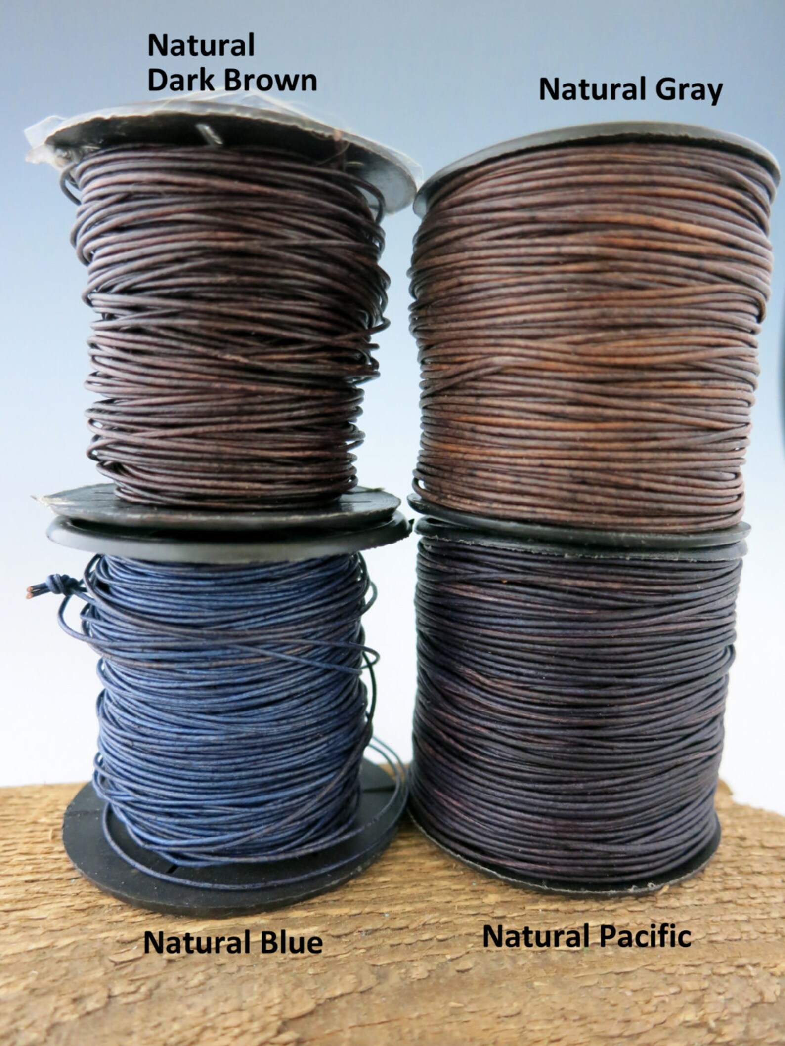 1mm Leather Cord Natural Dye 3 Yards Choose Color Ready to - Etsy