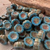 COPPER BEADS Rombo 4.8mm Beads 50 Pieces, Copper Bicone Beads, Ready to ...