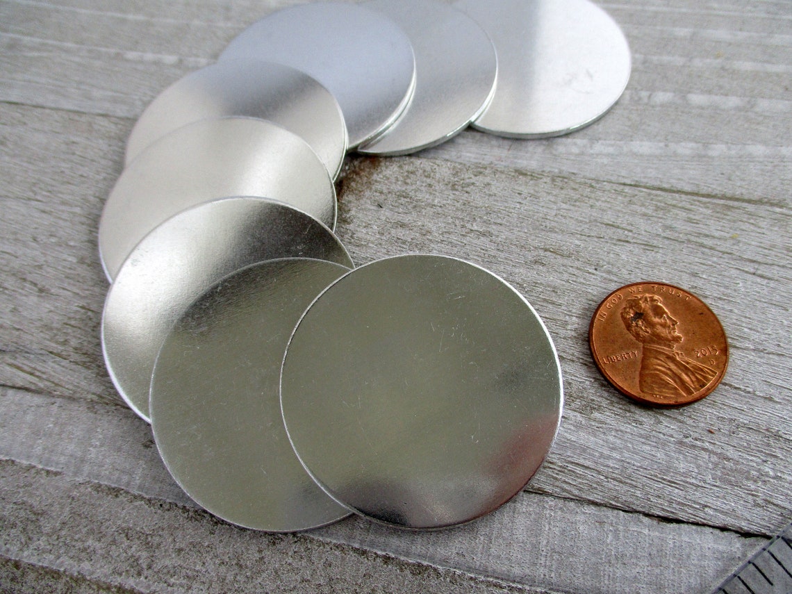 16G Aluminum Disc, 1 1/2 Inch Diameter, Impressart Premium Aluminum ...