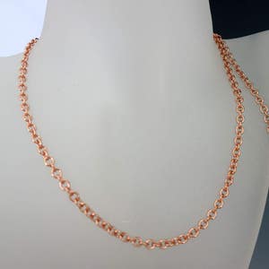 COPPER CABLE CHAIN, 4.25mm X 3.6mm Links, Pure Copper Bulk Chain, No ...