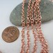 COPPER CABLE CHAIN, 4.25mm X 3.6mm Links, Pure Copper Bulk Chain, No ...