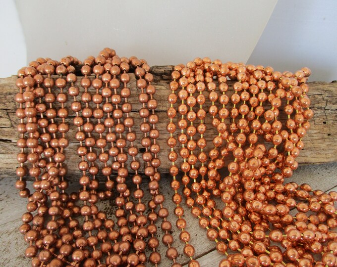 Copper Rolo Chain 4.6mm, Bright or Oxidized, 16 to 72 Inch Lengths ...