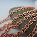 COPPER CABLE CHAIN, 4.25mm X 3.6mm Links, Pure Copper Bulk Chain, No ...