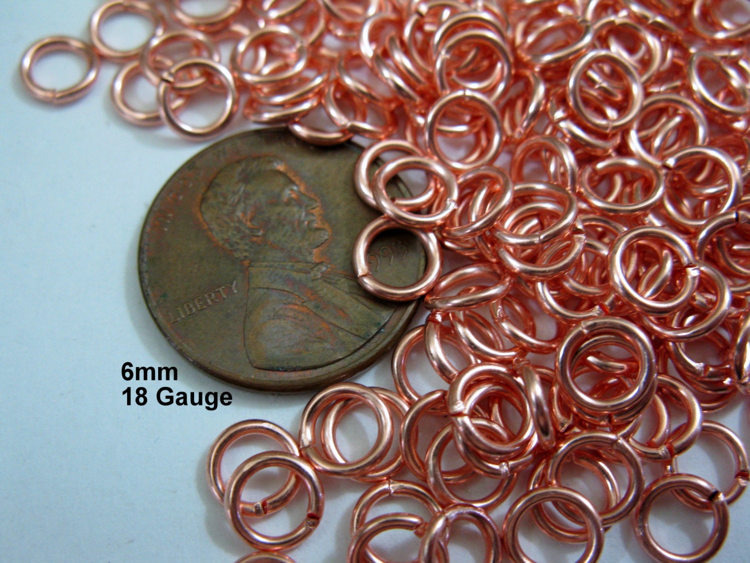 6mm 18 Gauge Copper JUMPRINGS 50 | Etsy
