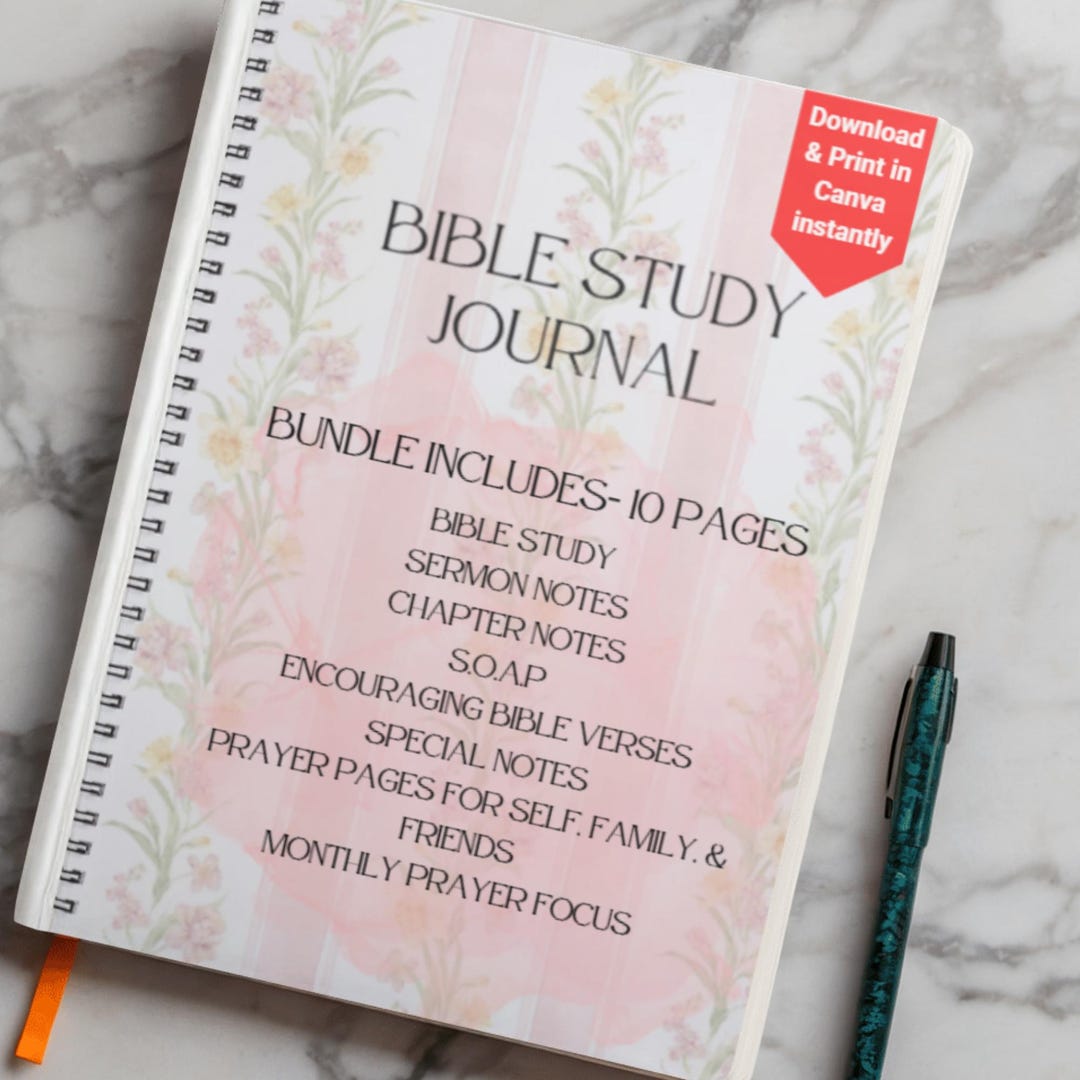 Beginner Bible Study Guide Printable | Faith Journal | Christian Gift ...
