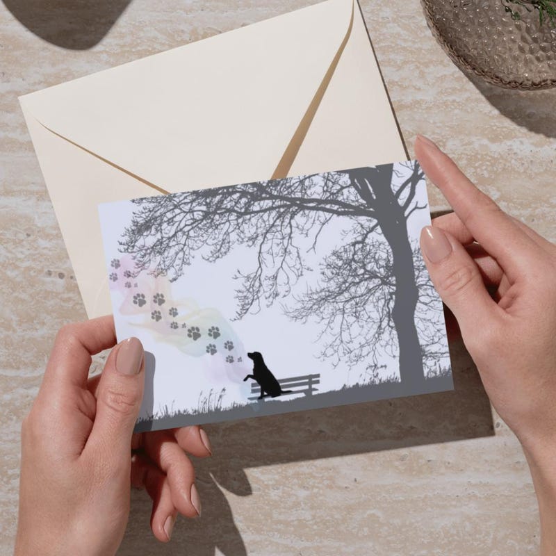 Dog Goodbye Card - Etsy