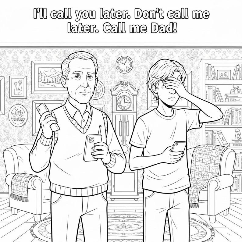 Funny Dad Joke Coloring Pages, Thanksgiving Activity (digital Download ...