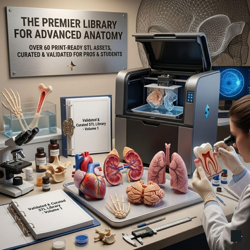 Human Anatomy STL Archive STL Files, 3D Print Model, Human Anatomy STL ...