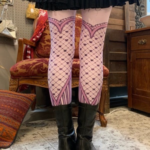 Sweetheart Garter Leggings - Womens Leggings, Garters, Art Leggings ...