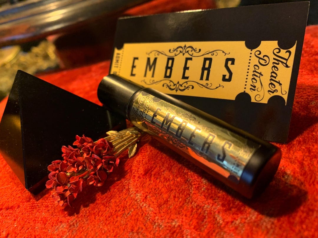 EMBERS Perfume Oil | Jane Eyre Inspired Fragrance | Natural Vetiver ...