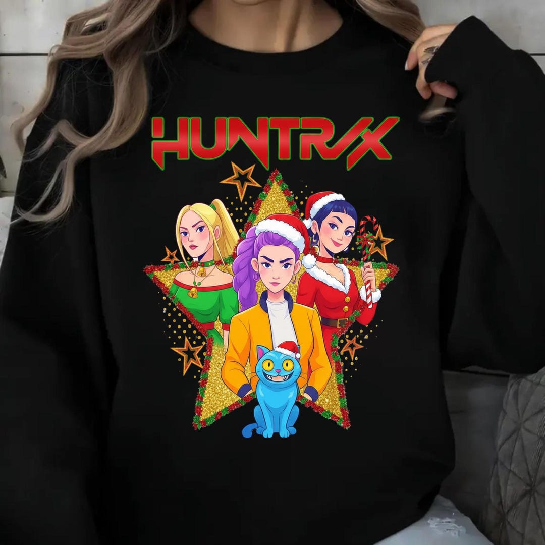 Huntrix Kpop Demon Hunters PNG, Kpop Idol Group Shirt Design,girl ...