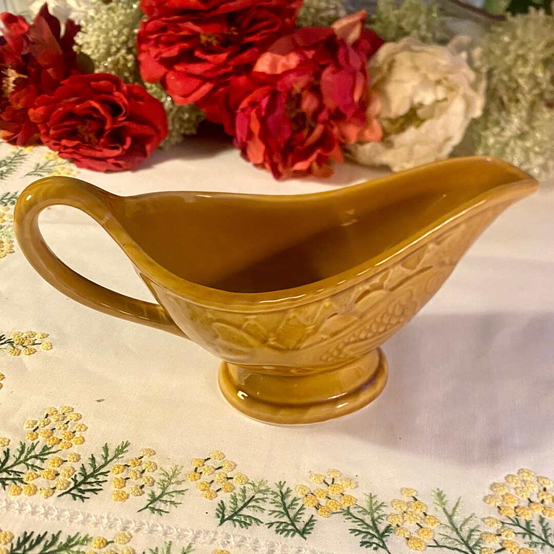 Vintage Gien Fish Sauce Boat - Etsy