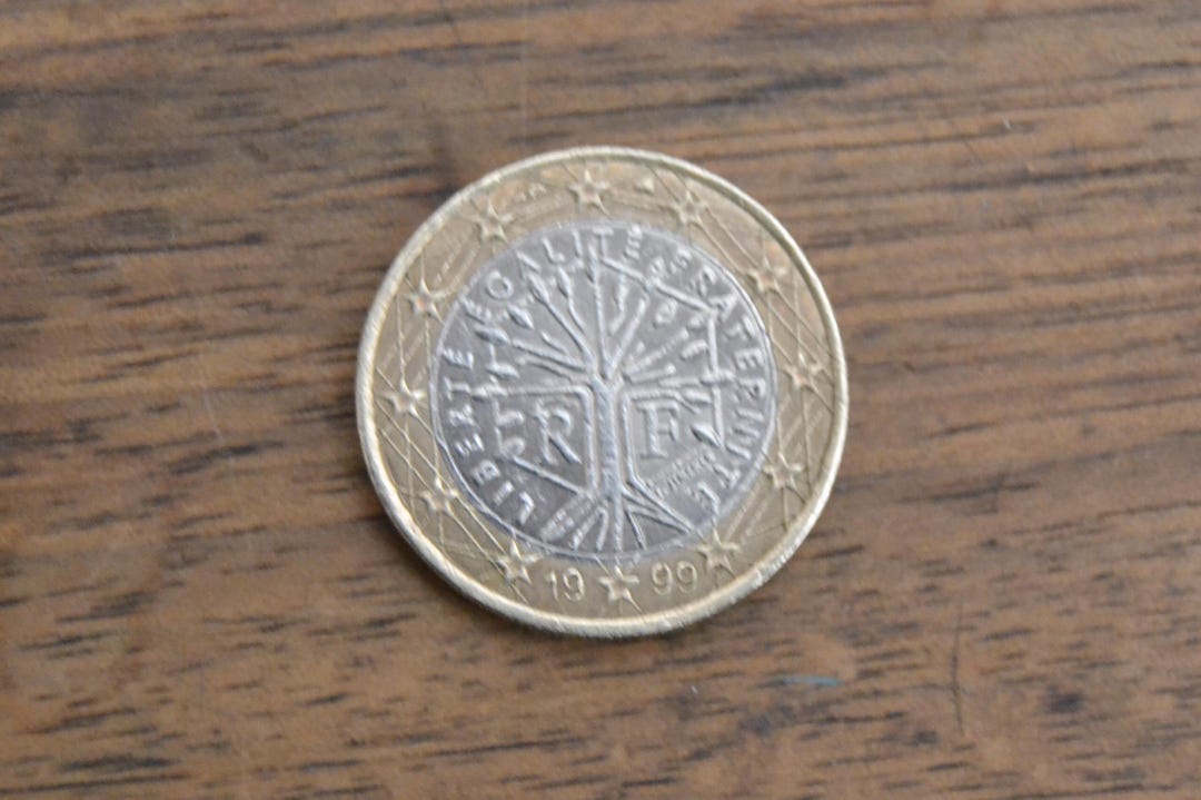 1 Euro Coin RF 1999 - Etsy
