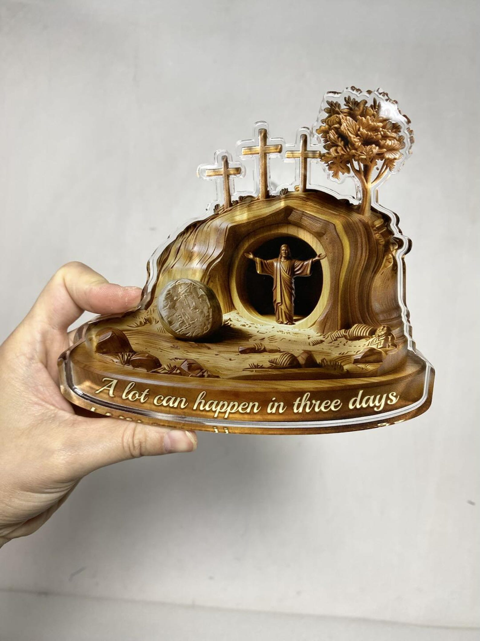 Three Days of Grace - Custom Shaped Acrylic Plaque, Jesus Acrylic Block ...